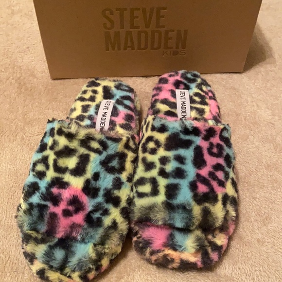 Steve Madden | Shoes | Leopard Slippers | Poshmark